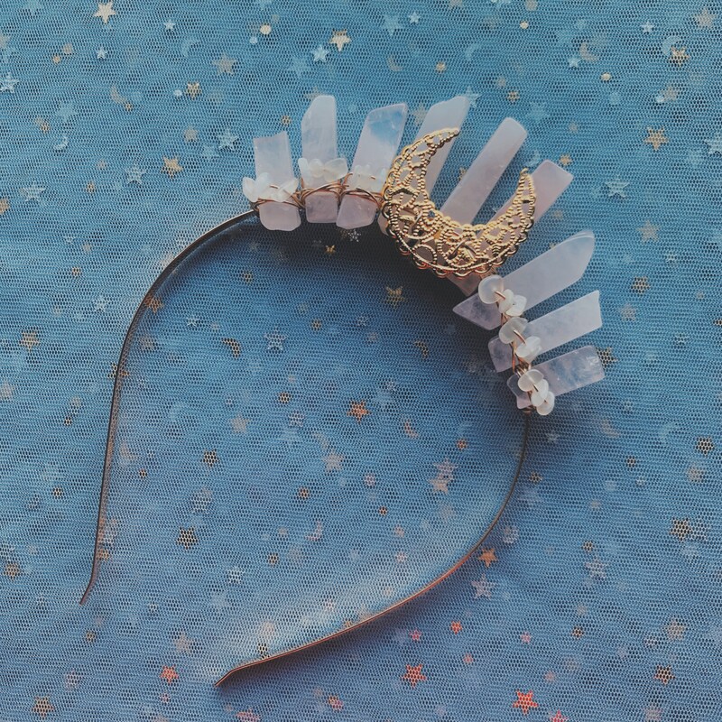 Moonstone Crown - Etsy