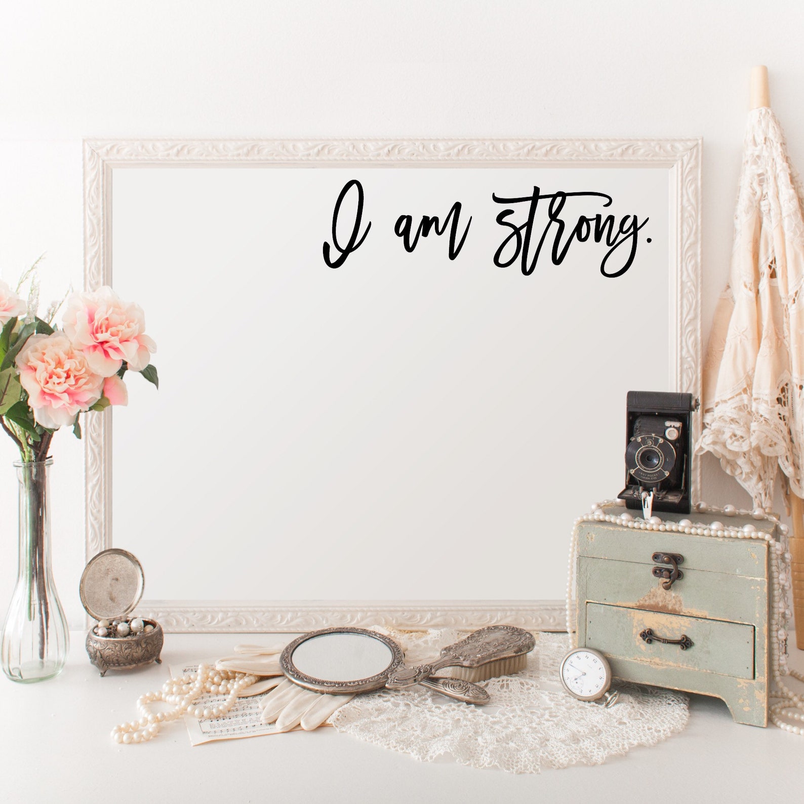 Positive Affirmation Mirror Cling Self-love Window Sticker - Etsy