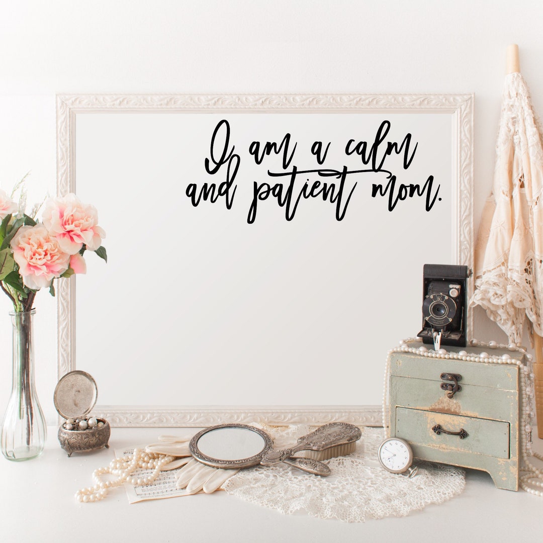 Positive Affirmation Mirror Cling, Self-love Window Sticker, Self-worth ...