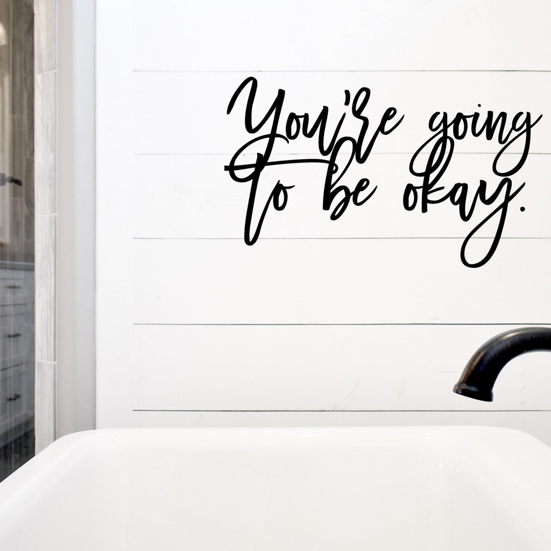 Positive Affirmation Mirror Cling, Self-love Window Sticker, Self-worth ...