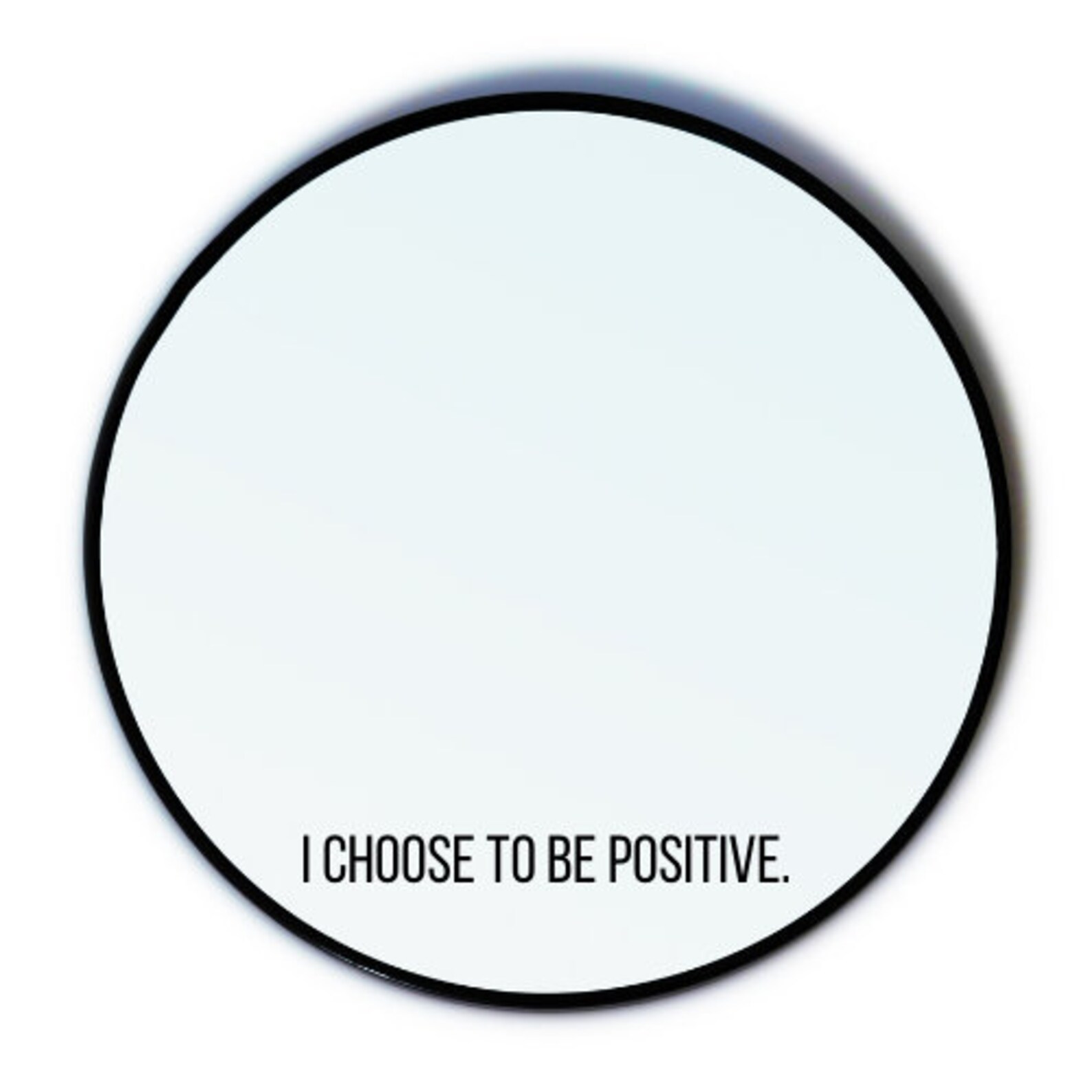 I Choose to Be Positive Sticker, Affirmation Mirror Cling, Self-love ...