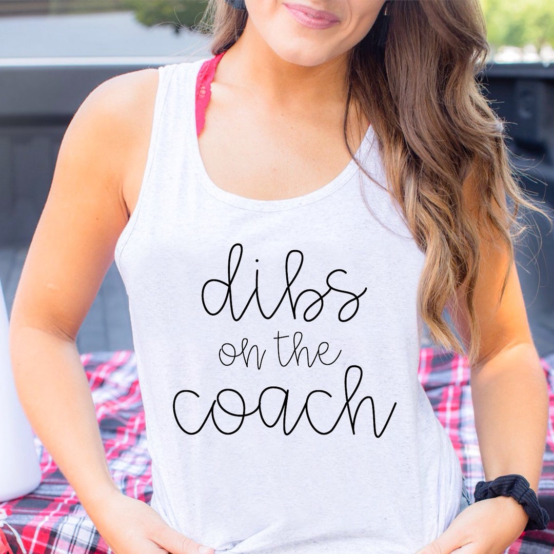 Sports Mom Workout Tank, Dibs on the Coach Tank Top, Women's Fitness ...