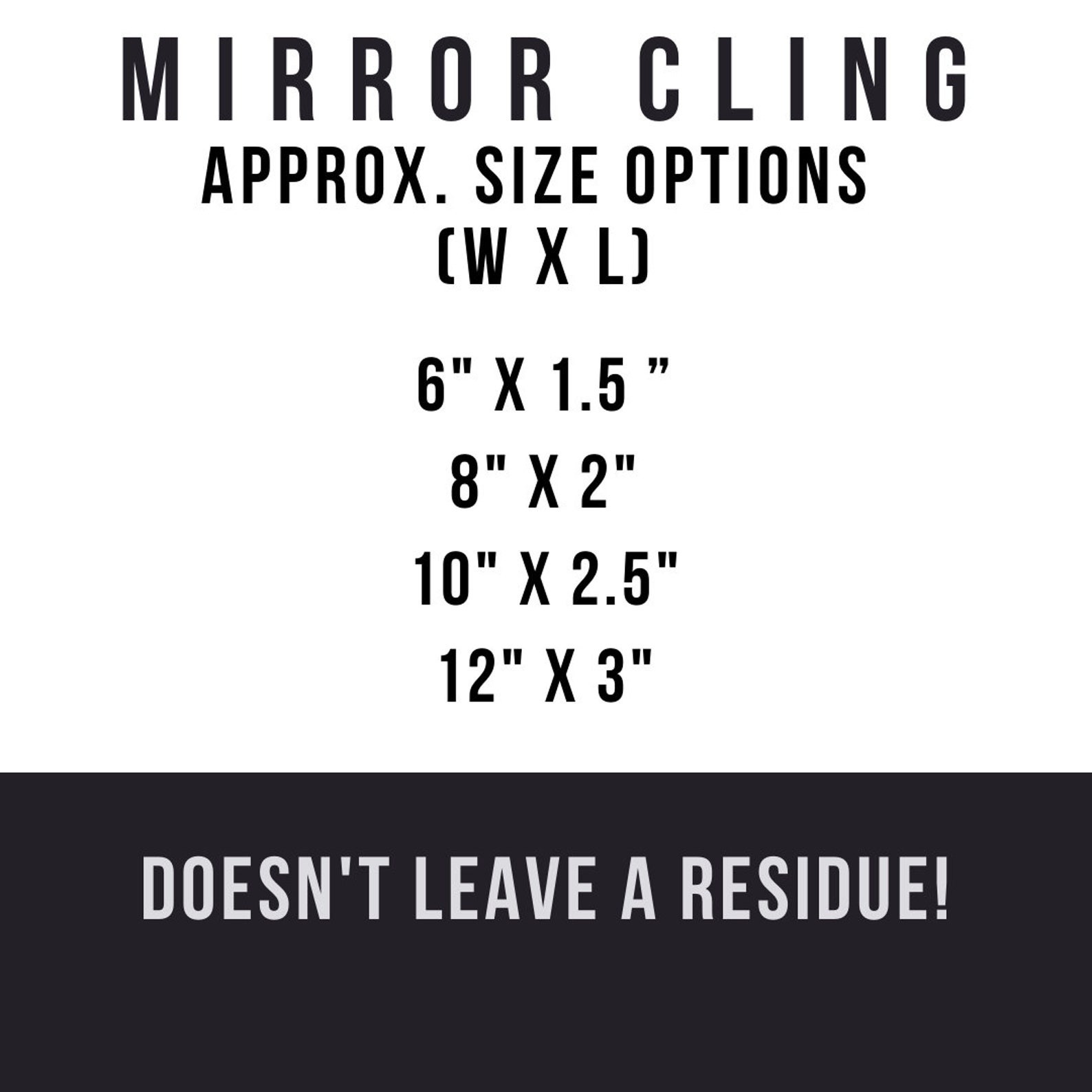 Positive Affirmation Mirror Cling, Self-love Window Sticker, Self-worth ...