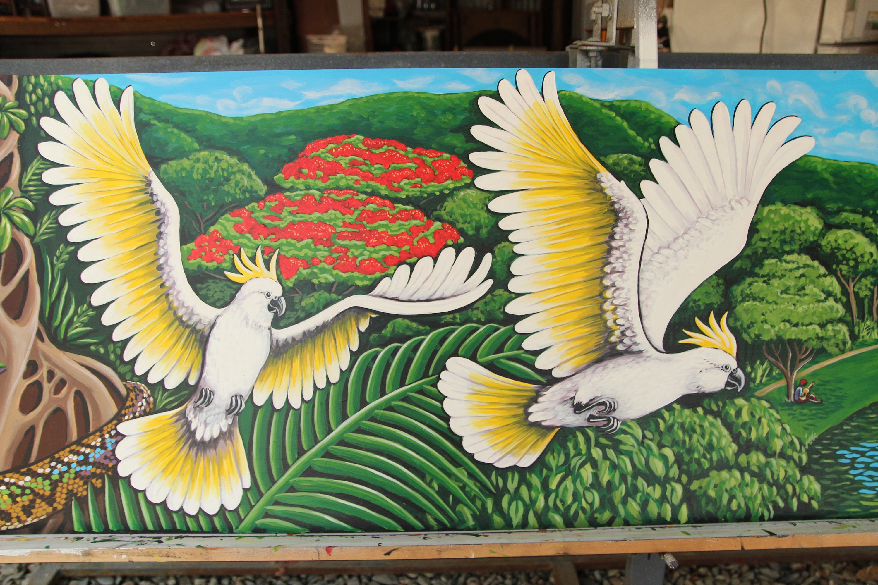 Kuranda Story Mural Stretched Canvas Prints - Etsy