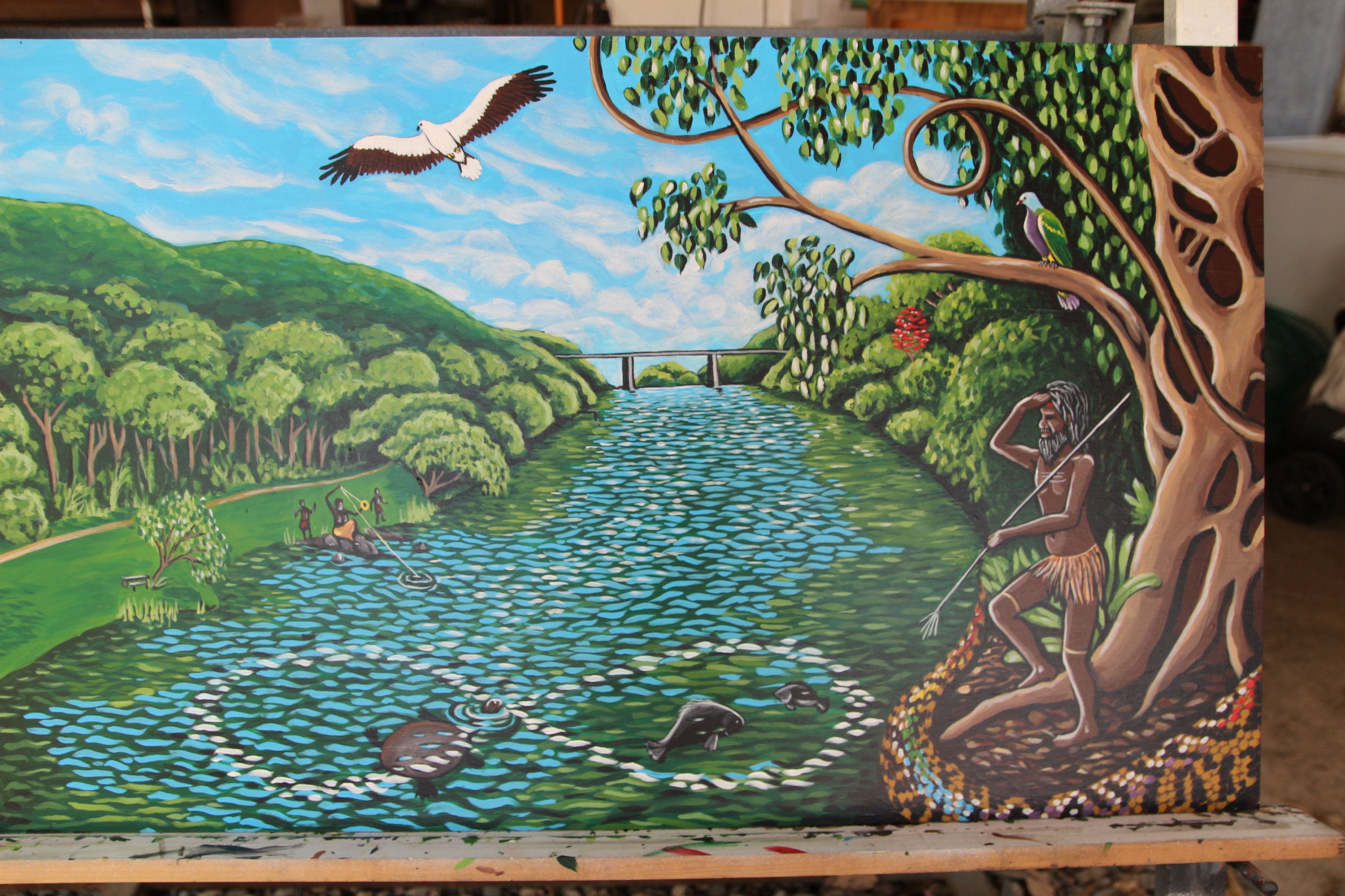 Kuranda Story Mural Stretched Canvas Prints - Etsy