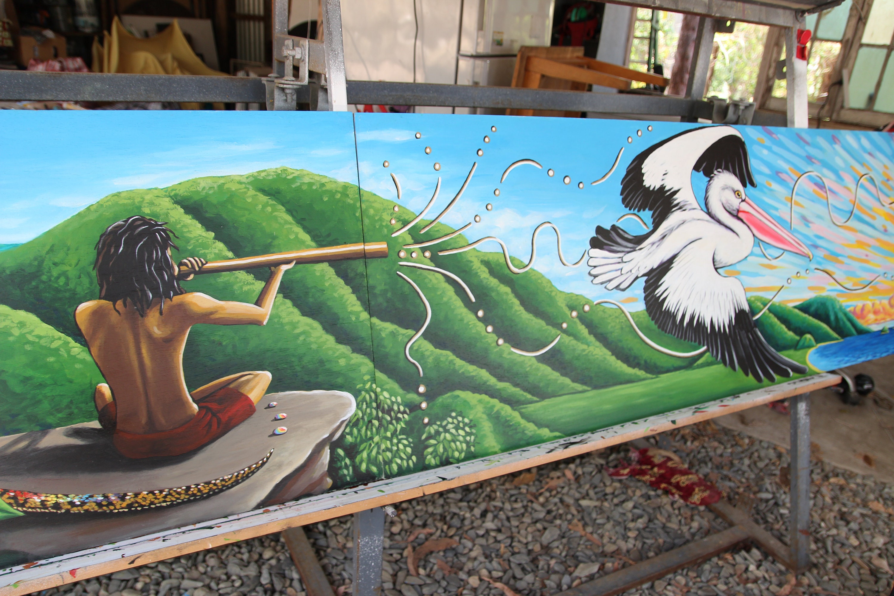 Kuranda Story Mural Stretched Canvas Prints - Etsy