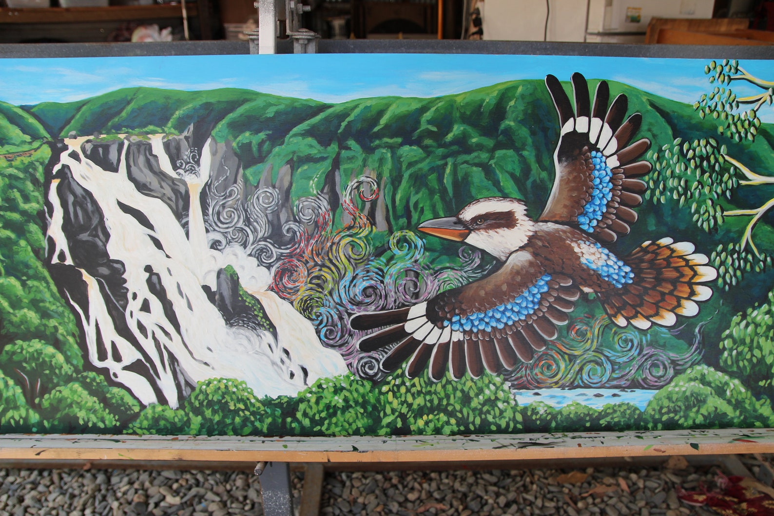 Kuranda Story Mural Stretched Canvas Prints - Etsy