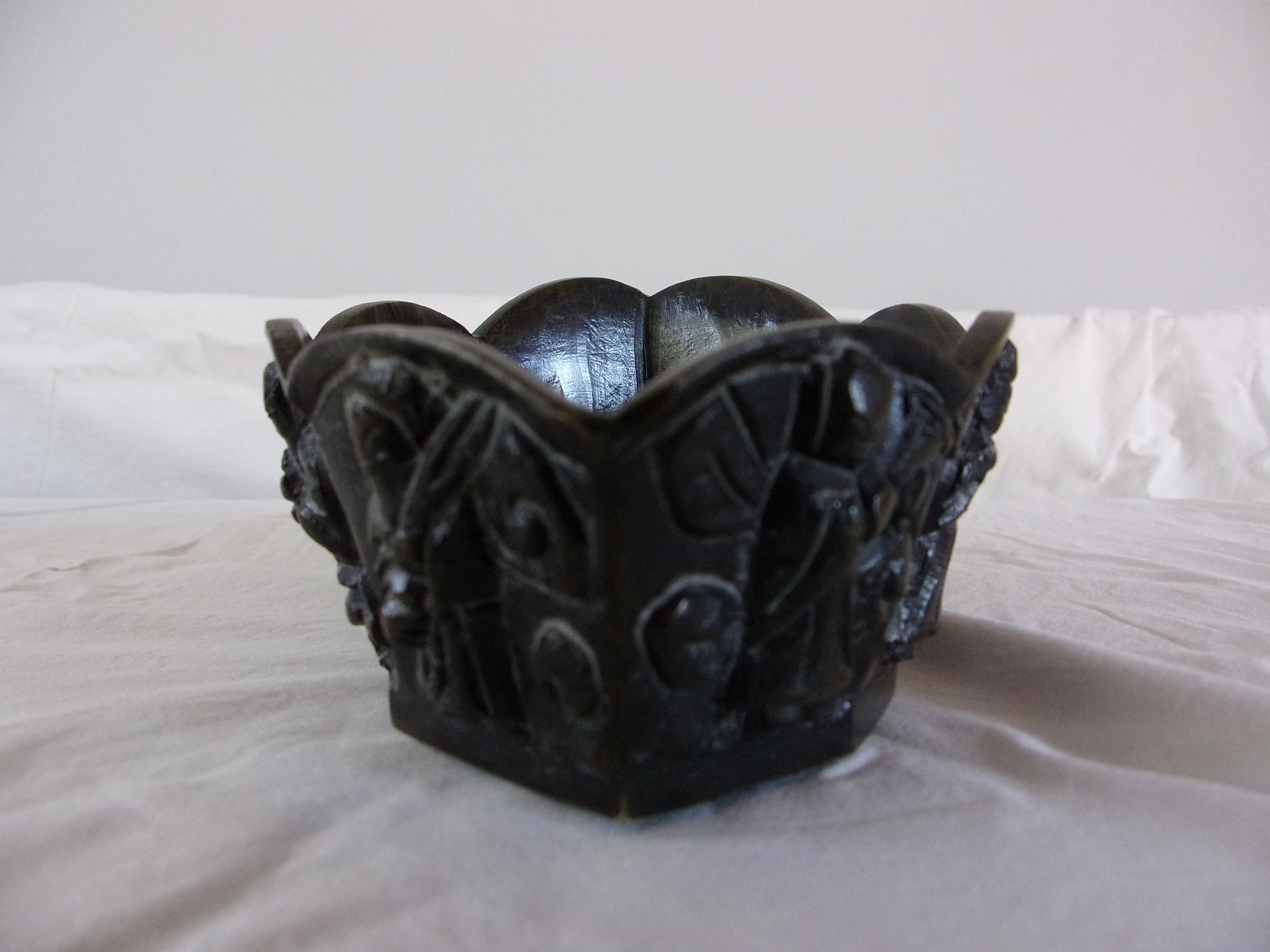 A Qing Dynasty Bronze Coal Silk Iron Decorated With Deities - Etsy