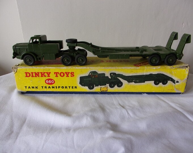 Dinky Diecast Vintage Thornycroft Tank Transporter Late 1950s Early ...