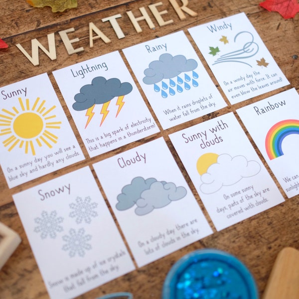 Montessori Weather - Etsy