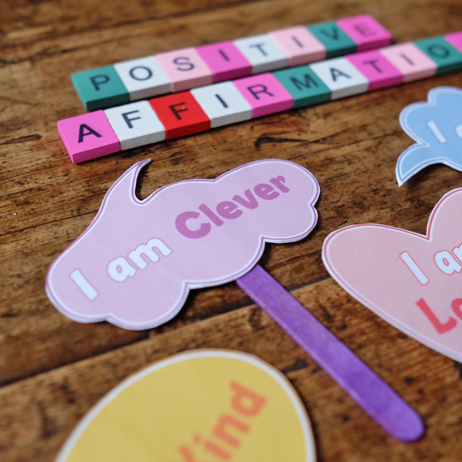 Positive Affirmation Speech Bubbles - Printable Download - Montessori ...