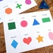 Shapes Flashcards - Printable Digital Download - 16 2D Shapes - Etsy