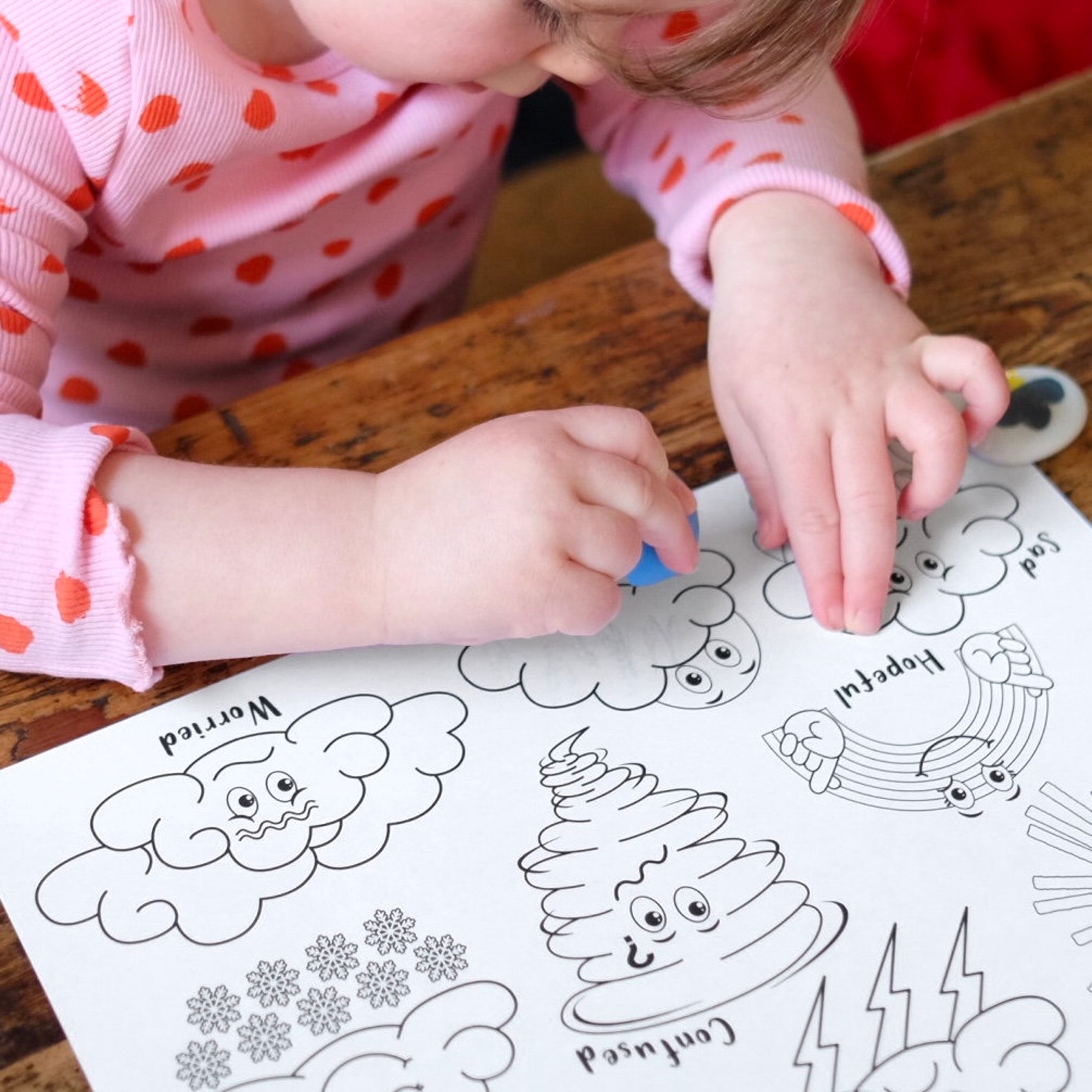 Weather Emotions - A4 Print and 9 X Large Individual Weather Emotions ...