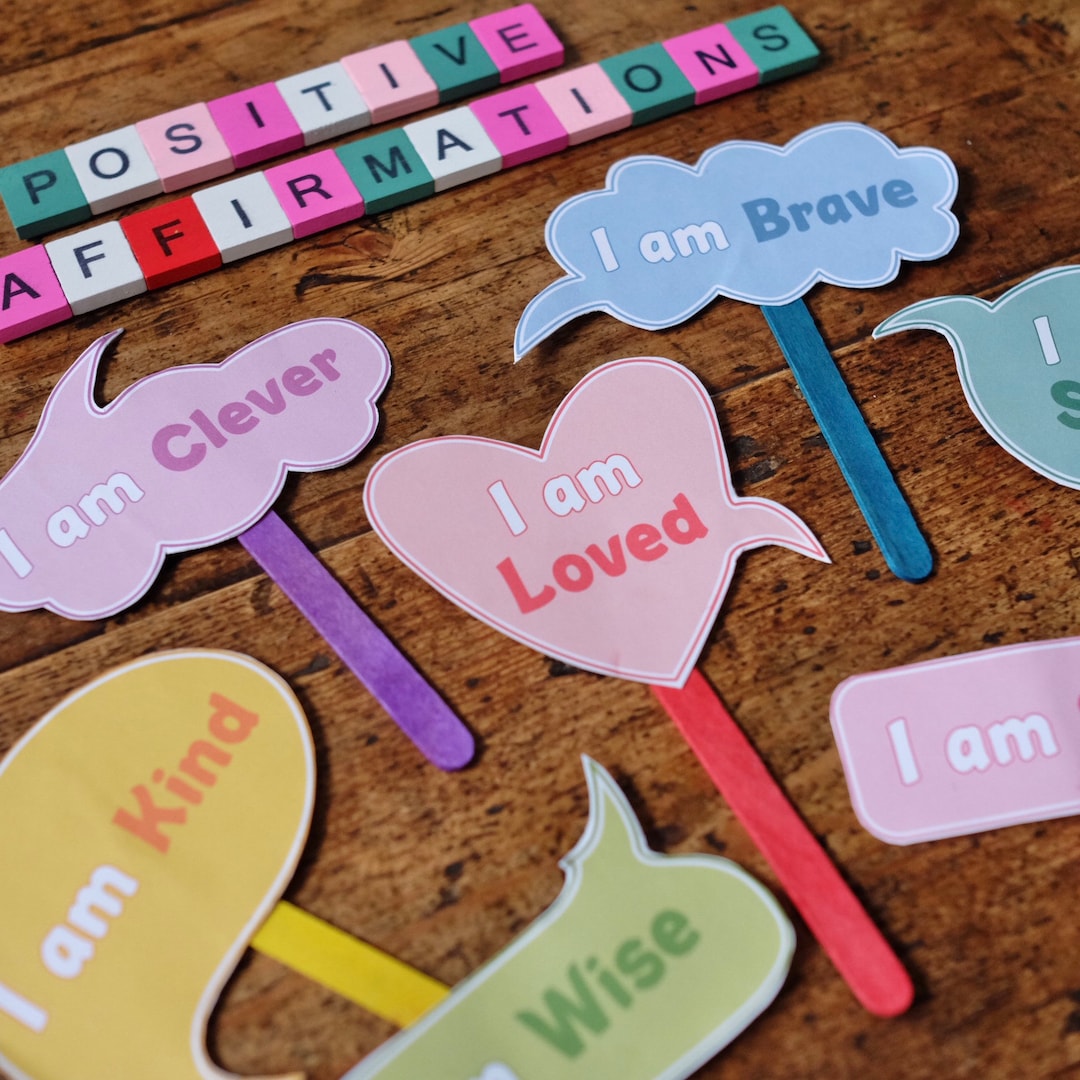 Positive Affirmation Speech Bubbles - Printable Download - Montessori ...