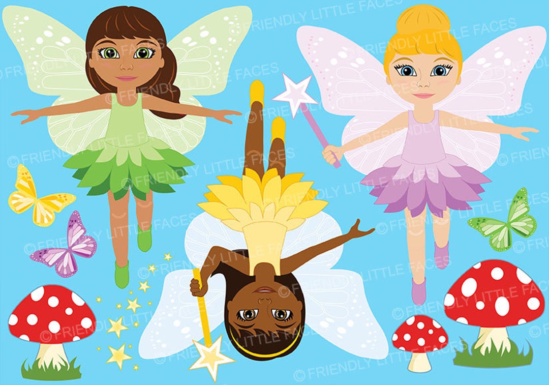 Fairy Clipart - Digital Download - Etsy