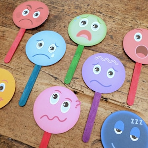 French - Emotion Faces - Printable Digital Download - Educational - Etsy