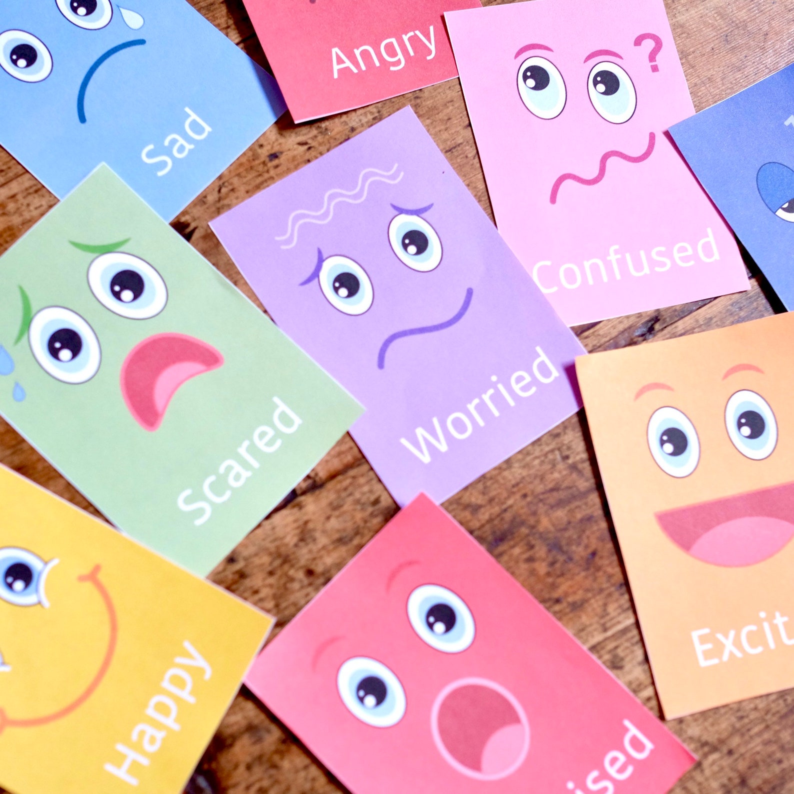 Emotion Cards Printable Digital Download - Etsy