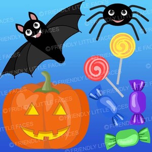 Halloween Clipart Digital Download | Etsy