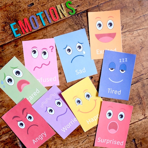Emotion Faces Printable Digital Download - Etsy