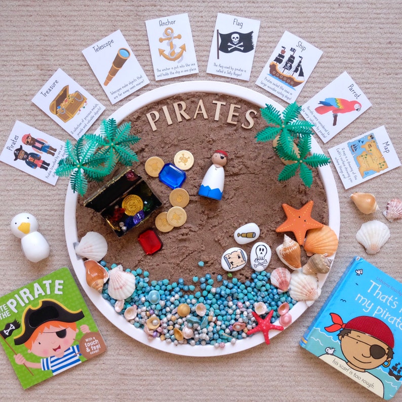 Pirate Themed Flashcards Printable Digital Download - Etsy