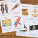 Pirate Themed Flashcards - Printable Digital Download - Etsy