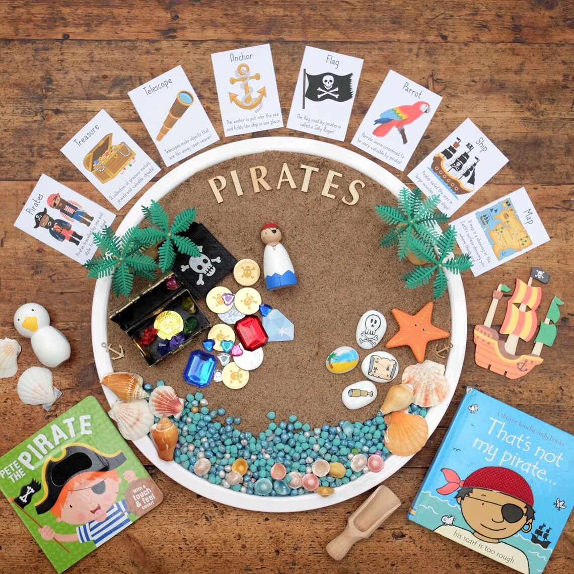 Pirate Themed Flashcards - Printable Digital Download - Etsy