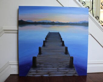 Dock painting | Etsy
