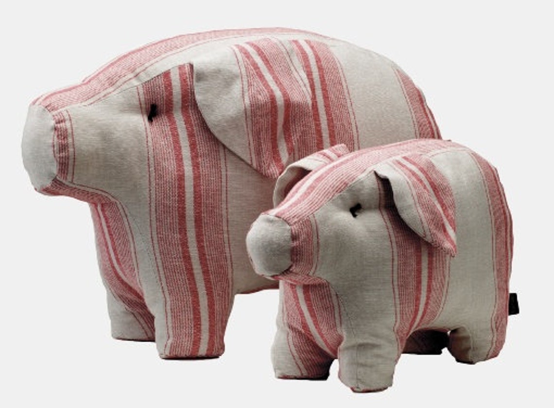 Two Little Pigs Pdf Sewing Pattern Toy Decoration Gift - Etsy Australia
