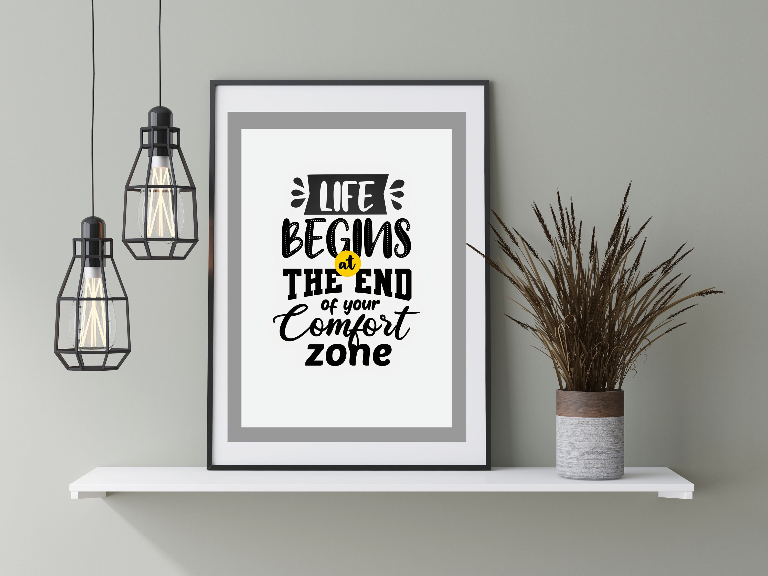 Life Quote Print/Wall Art/Home Decoration/Wall | Etsy