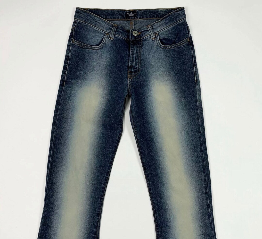 Voice Jeans Woman Used Bootcut Flared Stretch Blue W28 Tg42 Vintage ...