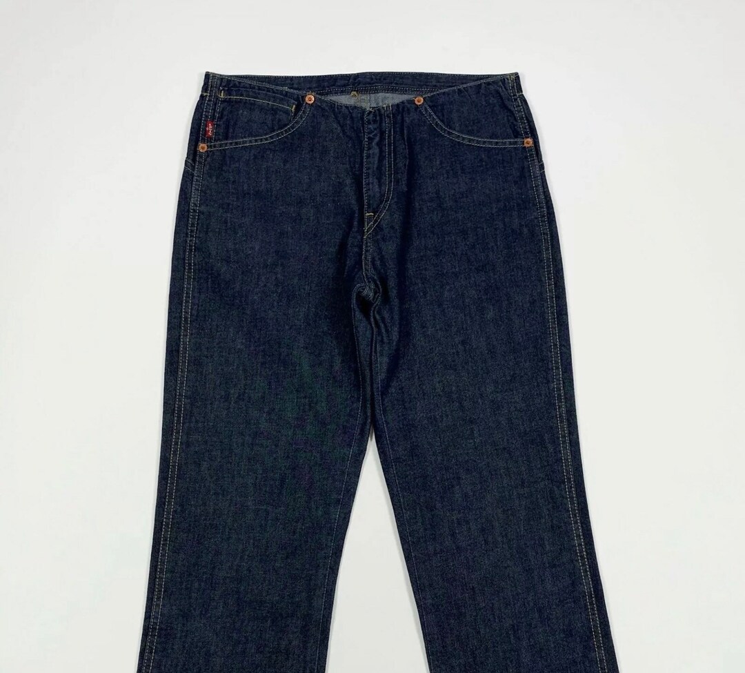 Levis 565 W28 L32 Tg 42 Jeans Woman Used Square Cut Bootcut Blue Denim ...