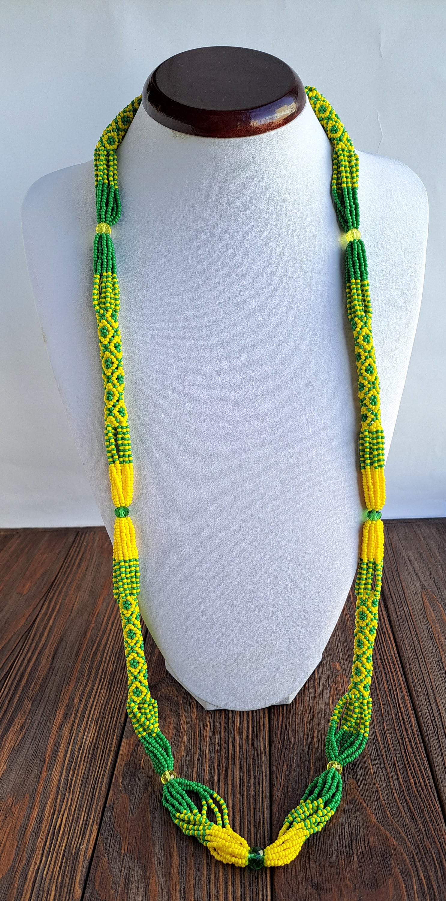 Orula Beaded Necklaces , African Tradition Orunmila Eleke , Collares ...
