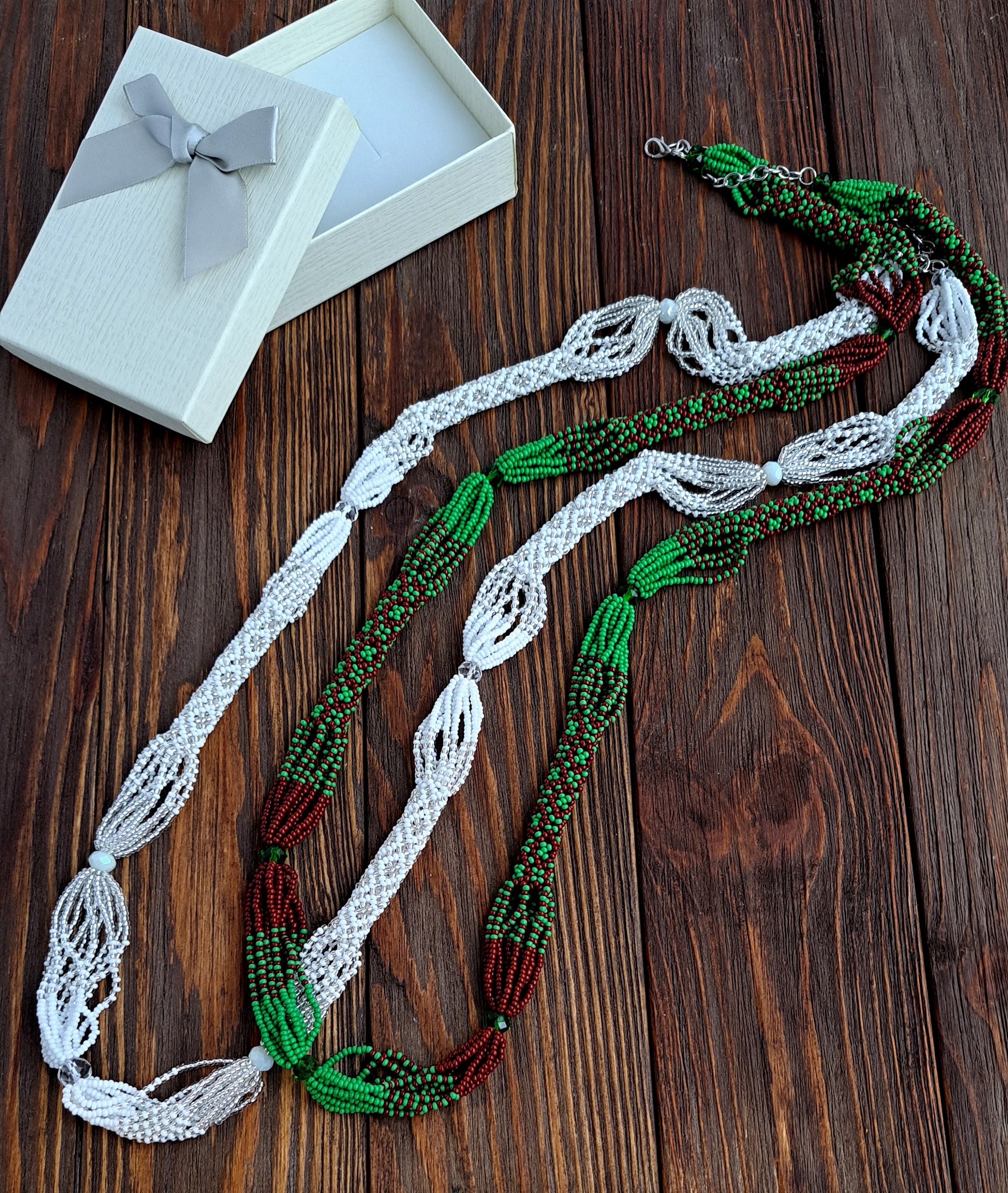 Orula Beaded Necklaces African Tradition Orunmila Eleke - Etsy