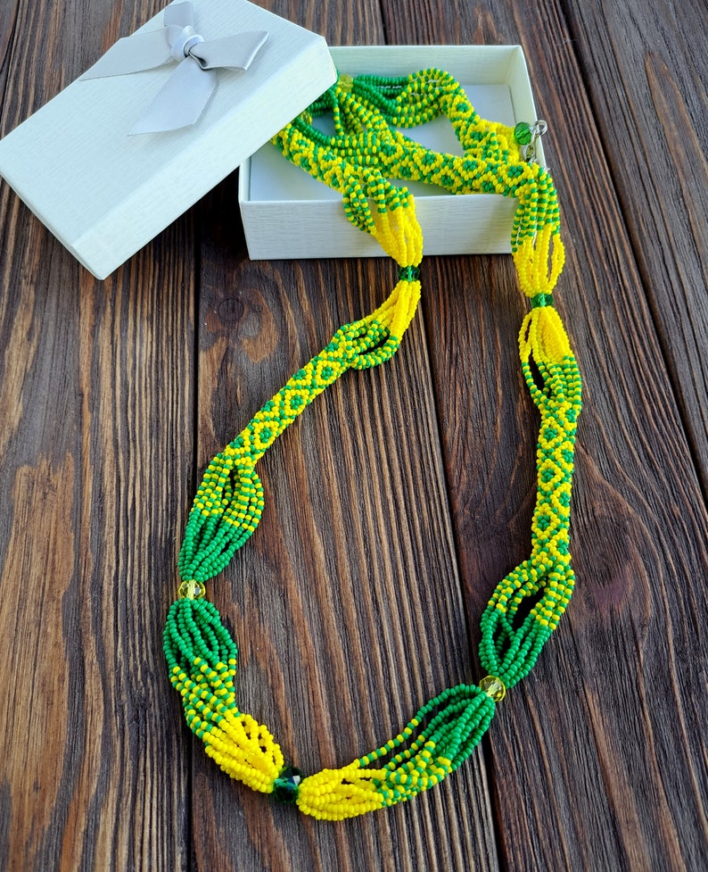 Orula Beaded Necklaces , African Tradition Orunmila Eleke , Collares ...