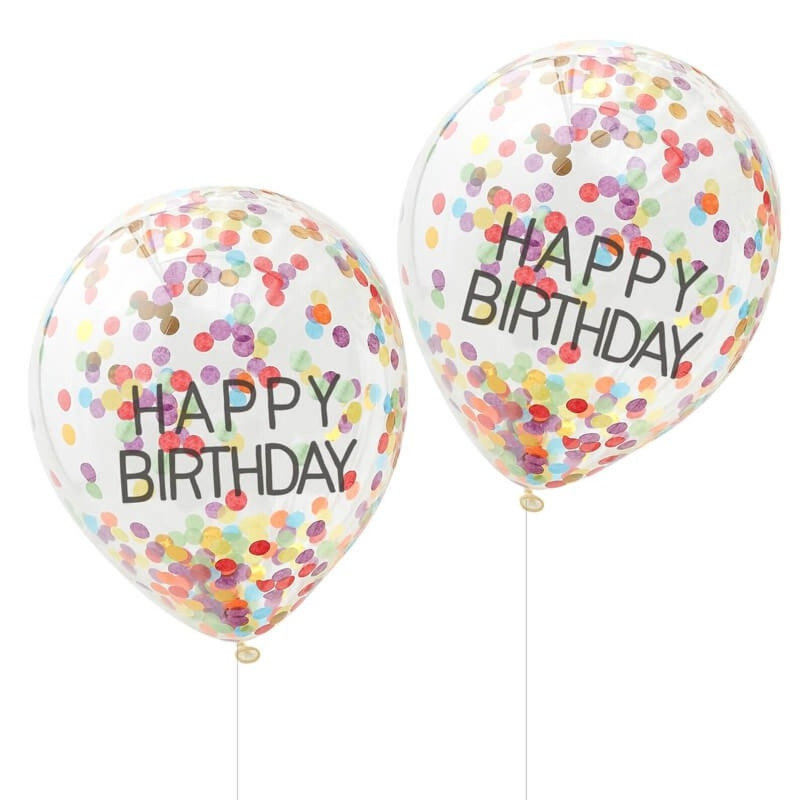 Happy Birthday Rainbow Balloons Confetti Balloons Birthday - Etsy UK
