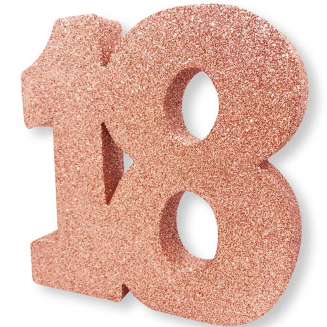 Silver 18th Table Decorations Rose Gold 18th Table - Etsy UK