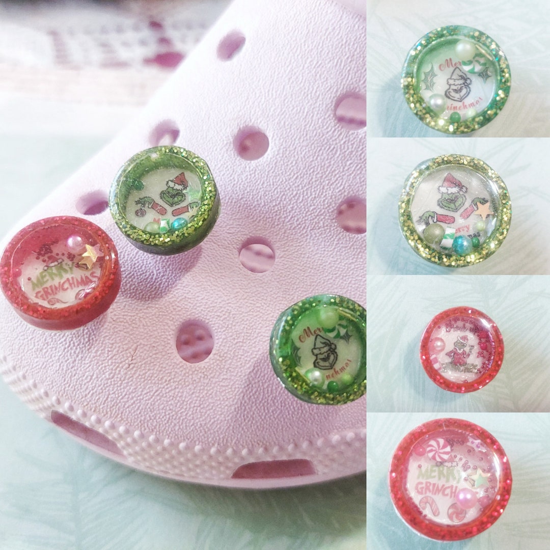 Grinch Charms for Shoes Crocs Jibbitz Shaker Charms - Etsy