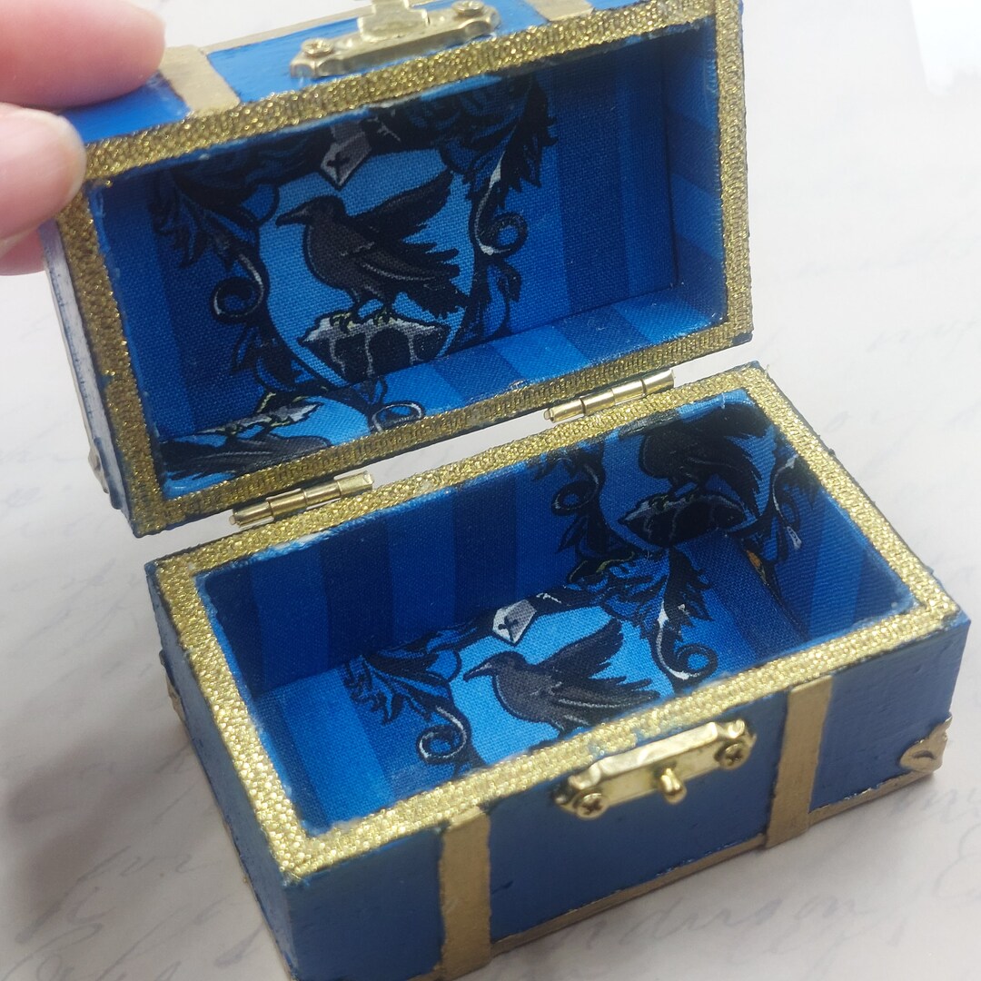 Steamer Trunk Ravenclaw House Wooden Box Decorative Box - Etsy