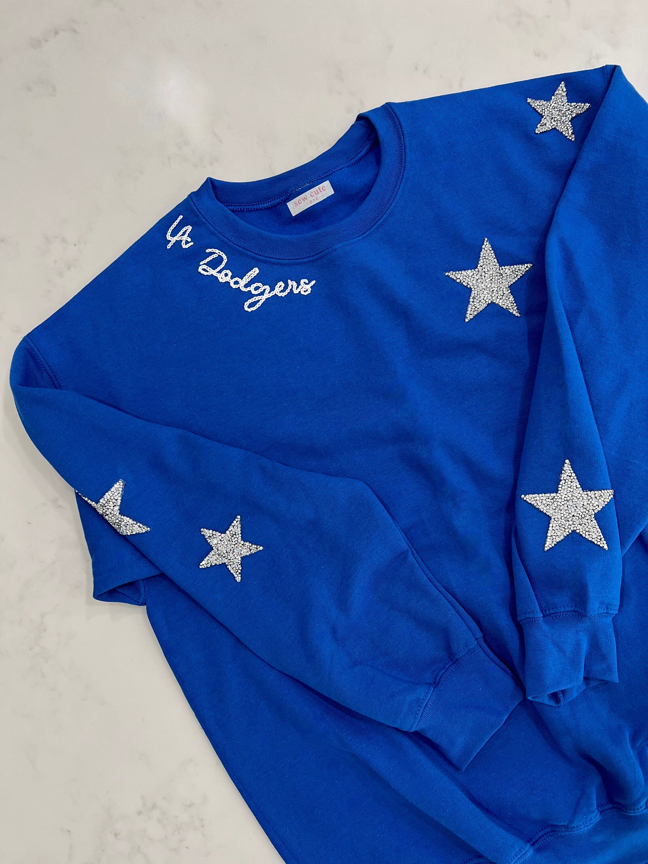 Embroidered Crewneck Sweatshirts Personalized Star - Etsy