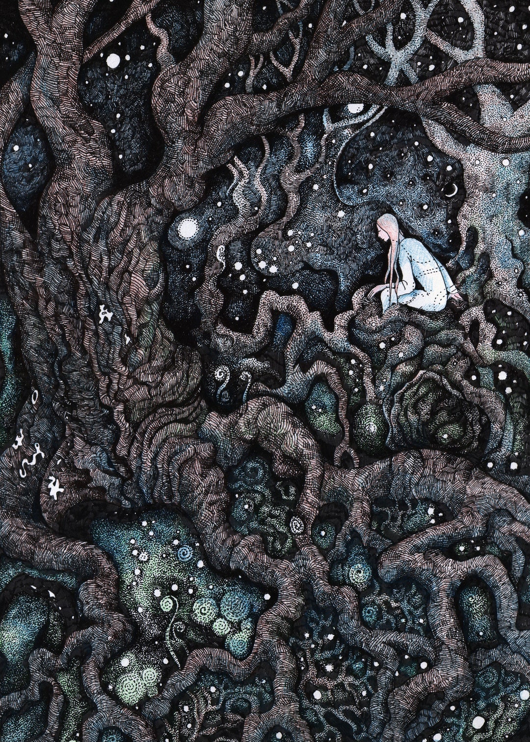 Night Vigil Greetings Card - Etsy UK