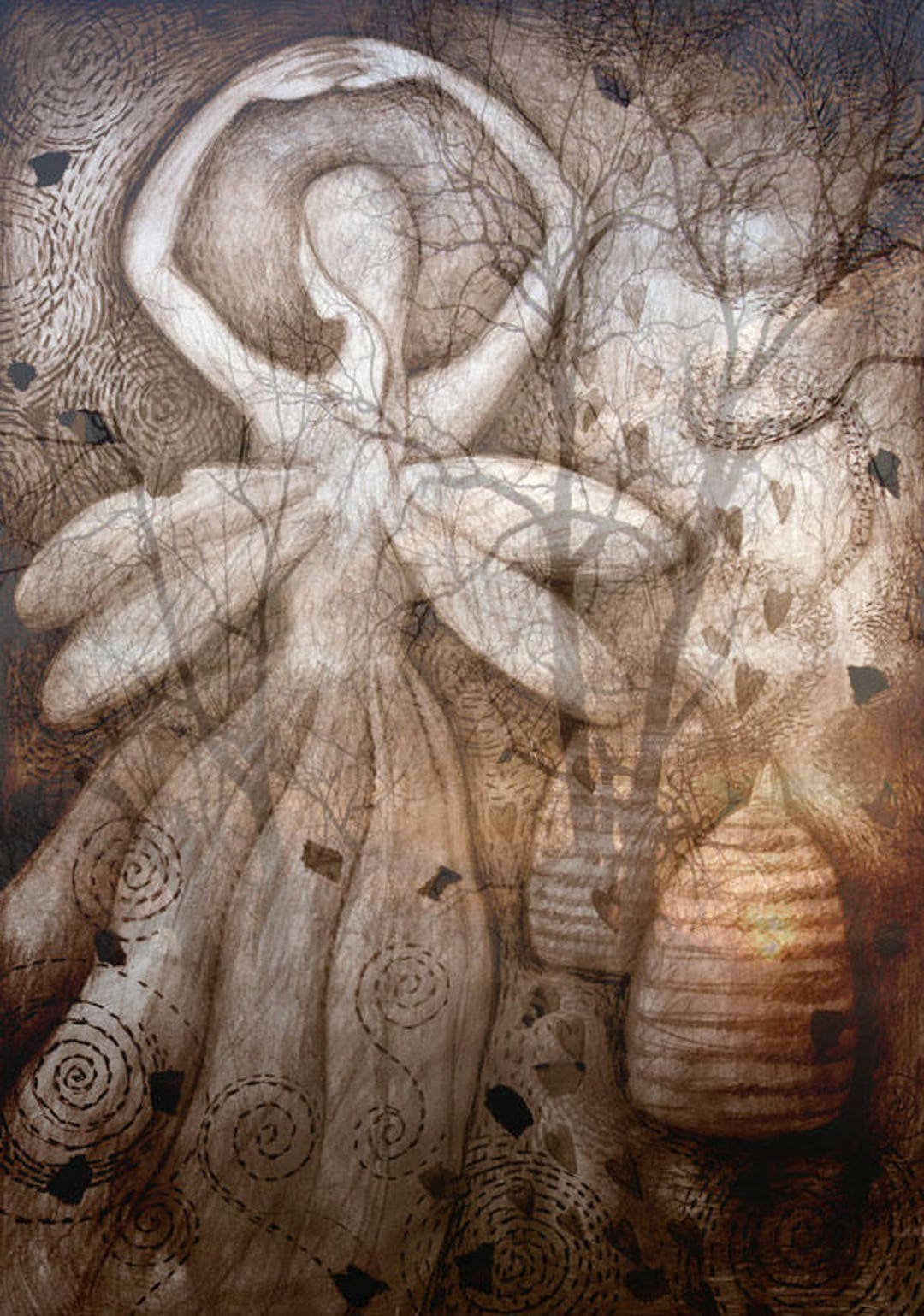 Bee Goddess - Greetngs Card - Etsy