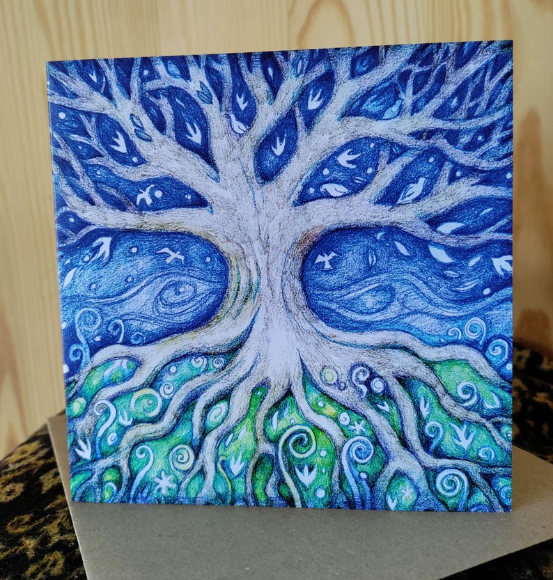 The Dreaming Tree - Greetings Card - Etsy