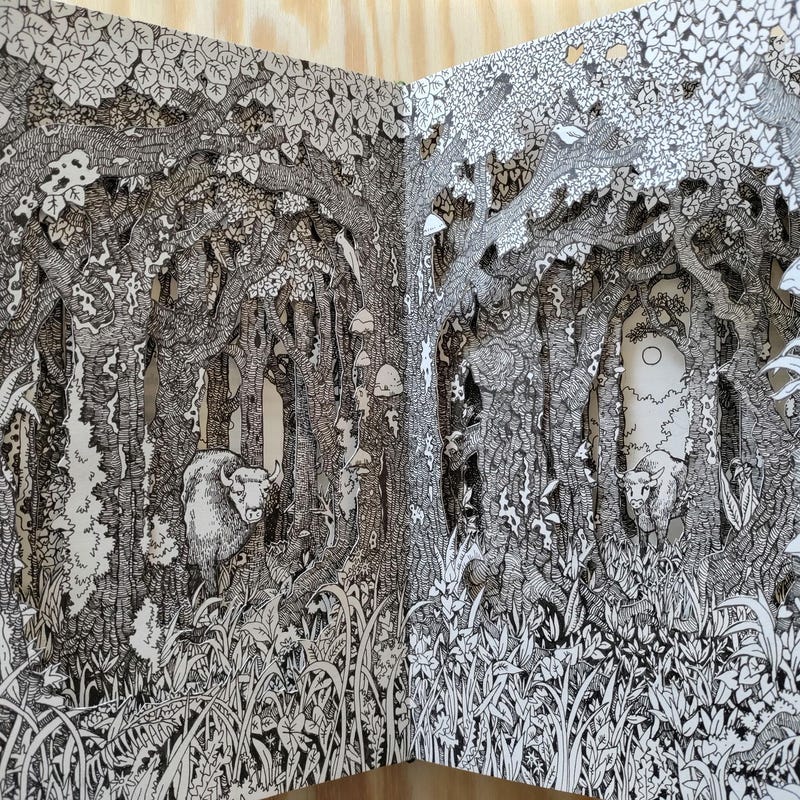 Altered Book Garden - Etsy UK