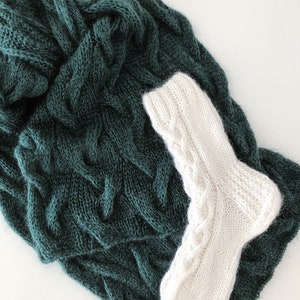 Knitting Pattern - Chunky Socks Pattern Women Socks Knitting Pattern ...