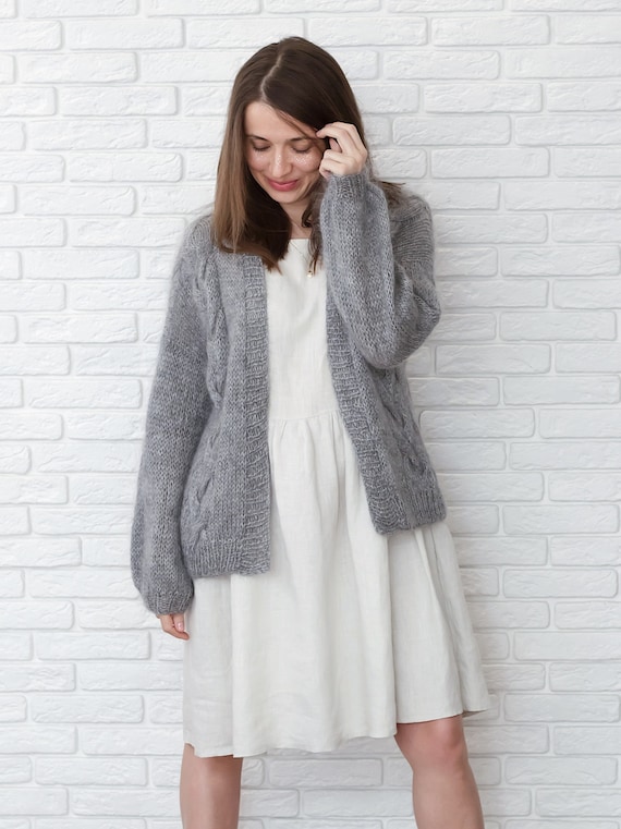 Sale Etsy Mohair Cardigan In Stock