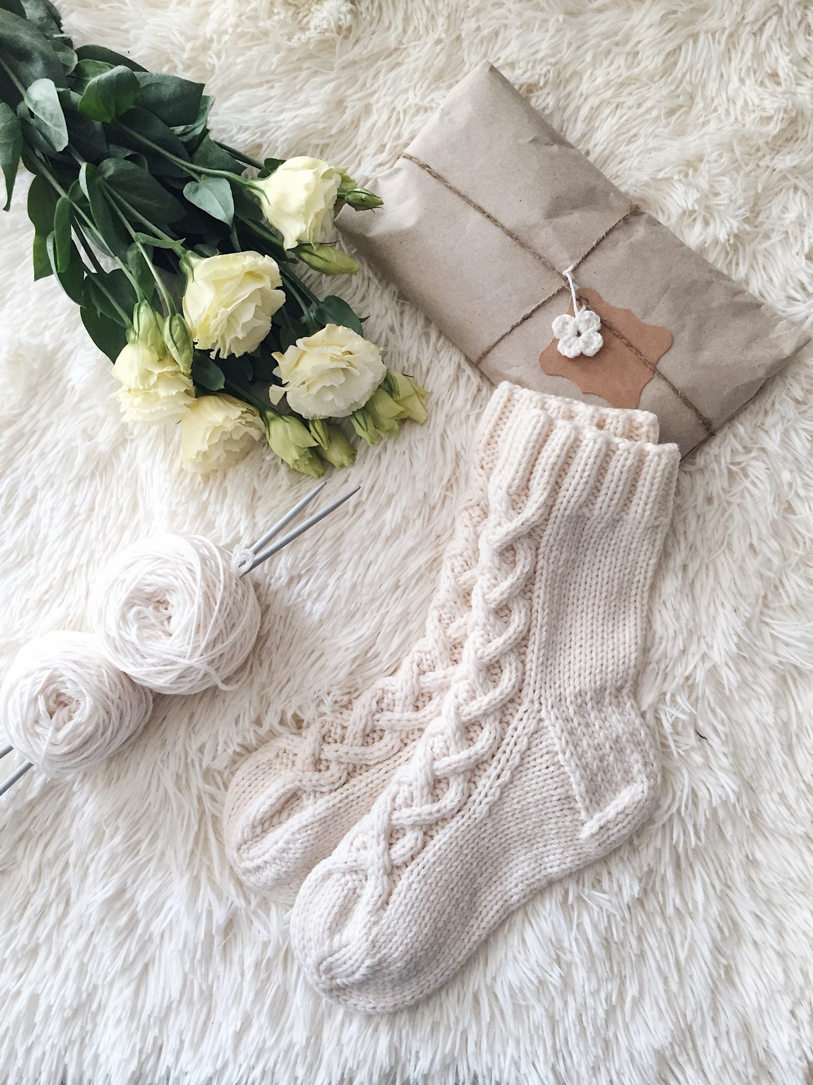 Knitting Pattern Chunky Socks Pattern Women Socks Knitting | Etsy