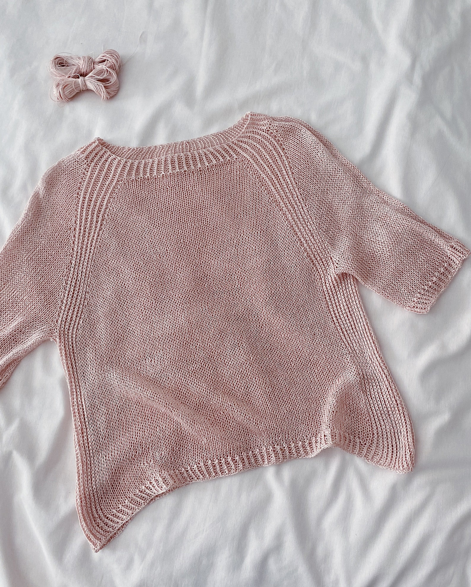 Knitting Pattern Lea Tee Women Summer Tee Pattern Easy Knit Tee Pattern ...