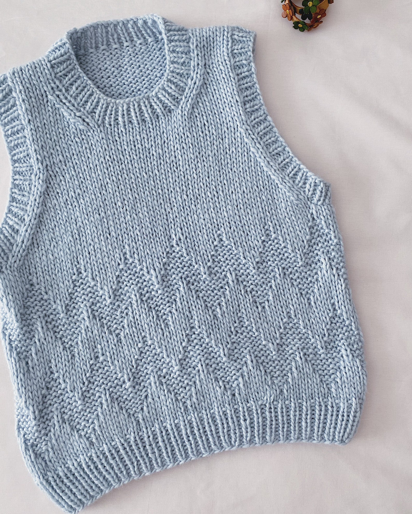 Knitting Pattern Vessel Vest Chunky Vest Pattern Hand Knitted - Etsy