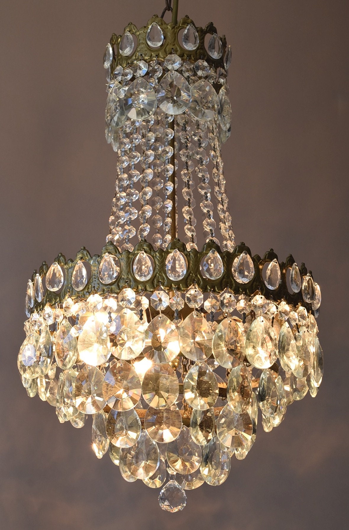 Empire Antique Style Chandelier Vintage Ceiling Lighting | Etsy