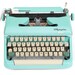 Working Typewriter, Mint Green Typewriter Vintage, Typewriter OLYMPIA ...